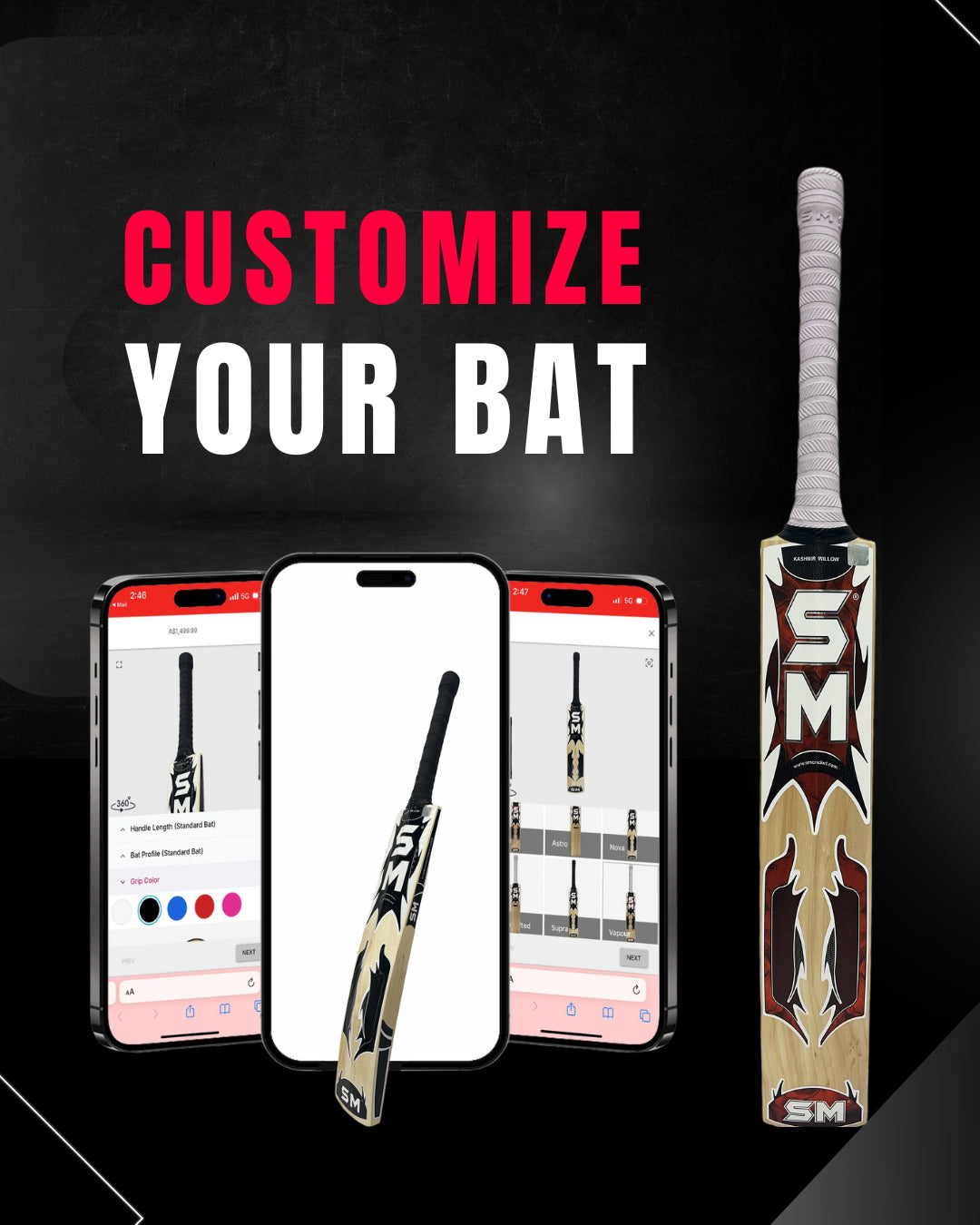 SM Cricket Bats